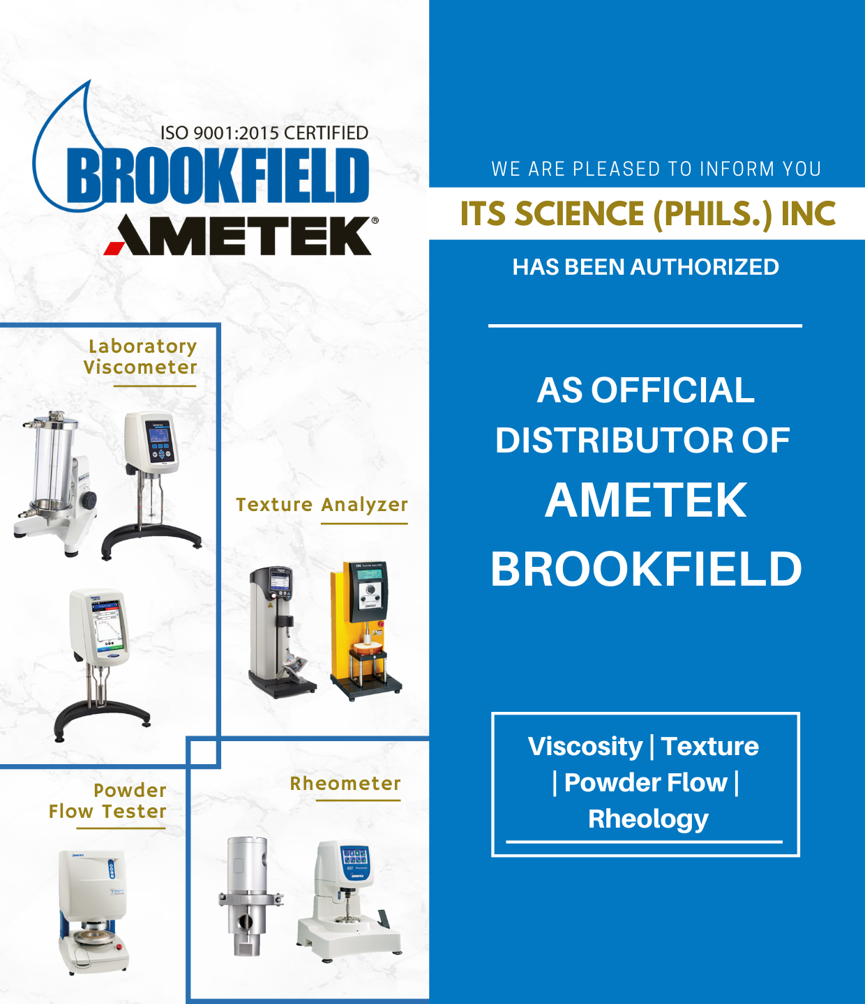 News – Ametek Brookfield - ITS SCIENCE (PHILS.)
